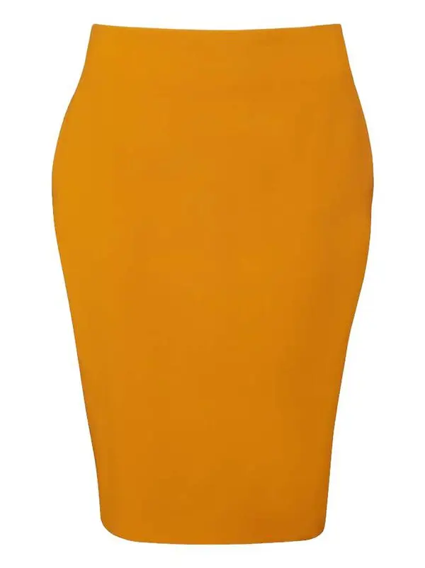 Saint Laurent High-rise Pencil Skirt - Yellow