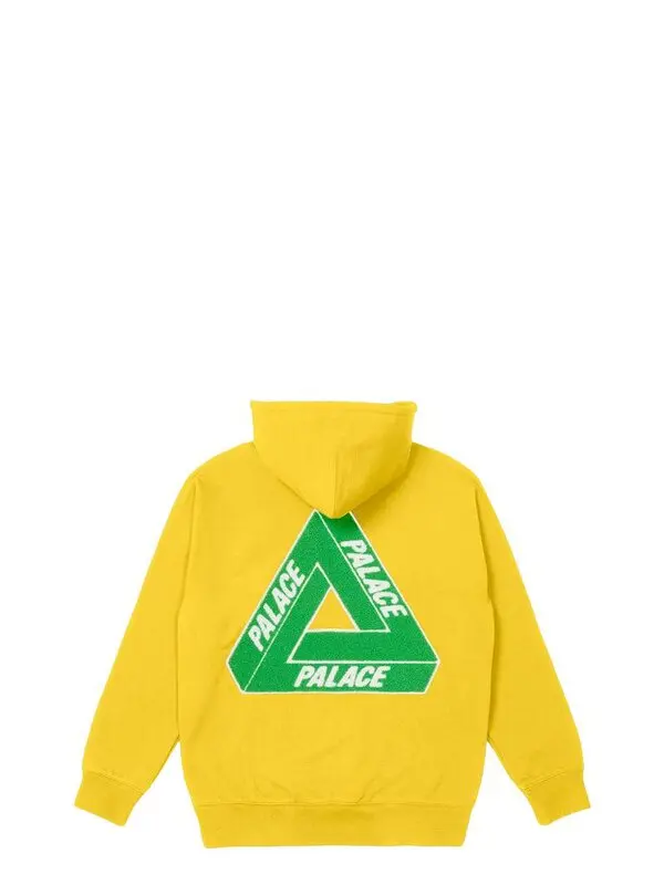 PALACE Trichenille Hood - Yellow