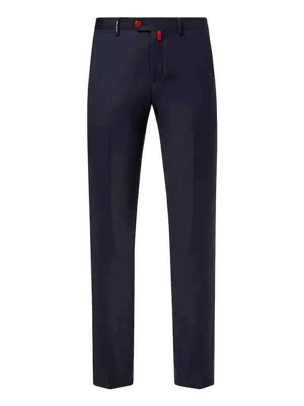 Kiton Wool Trousers - Blue