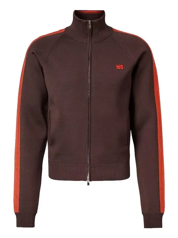 WALES BONNER Tide Track Jacket - Brown