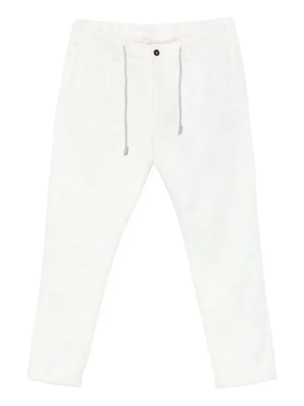 Eleventy Drawstring Trousers - White