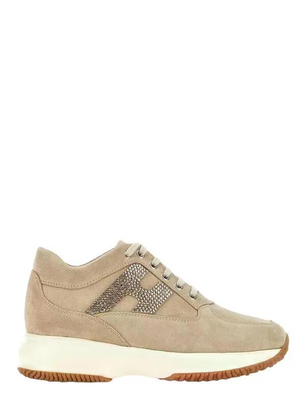 Hogan Leather Sneakers - Neutrals