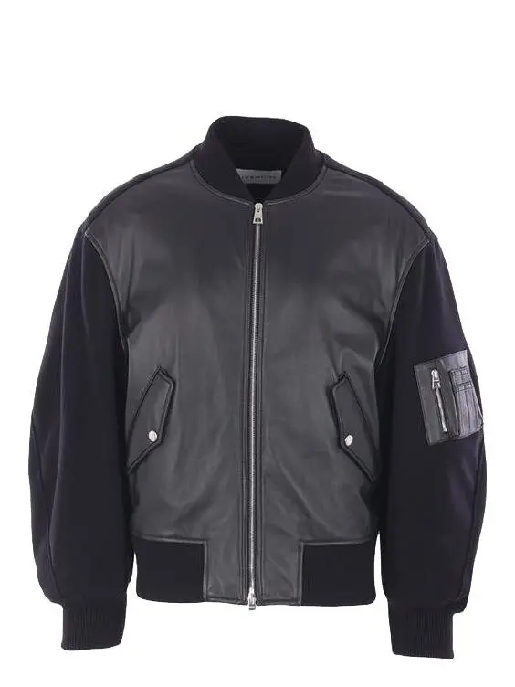 Givenchy Lightly Padded Bomber Jacket - Black