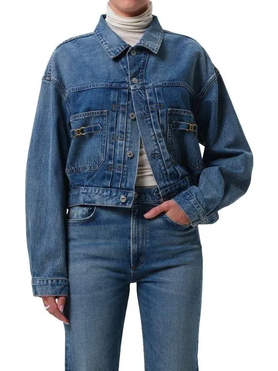 Citizens Of Humanity Horsebit Denim Trucker Jacket - Sweetzer