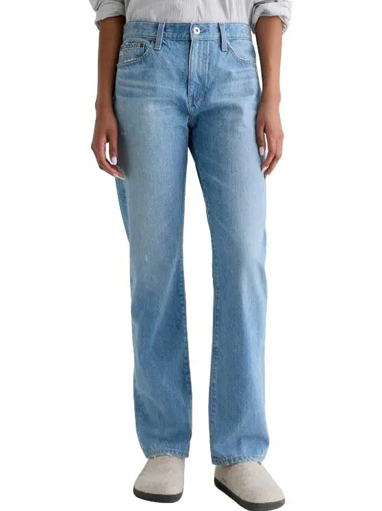 Ag The Boyfriend Mid-rise Straight-leg Jeans - 20 Years Rococo