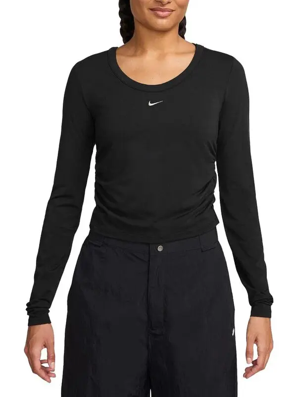 Nike Chill Stretch Cotton Blend T-shirt - Black/sail