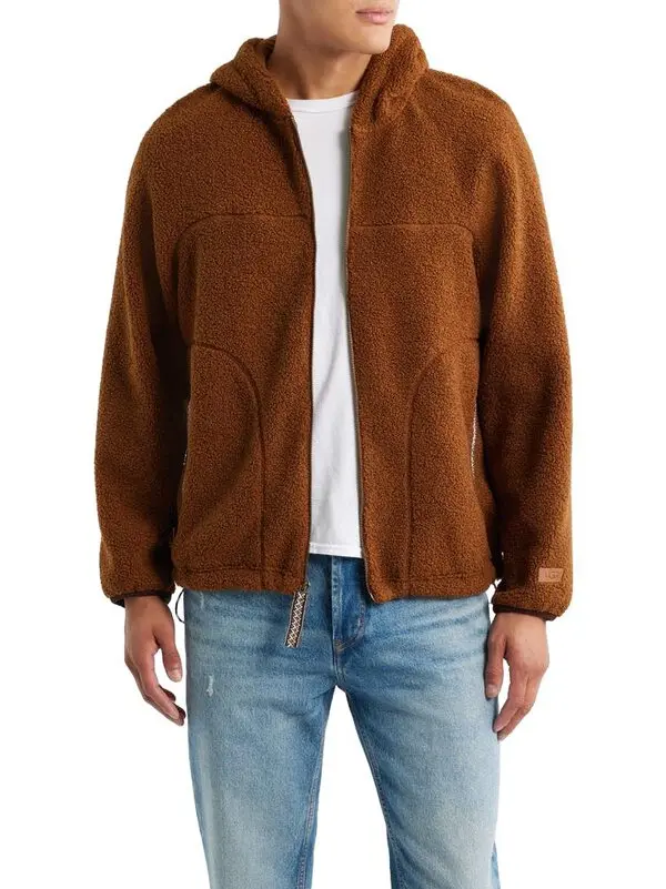 UGG Fleece Zip Up Hoodie - Dec