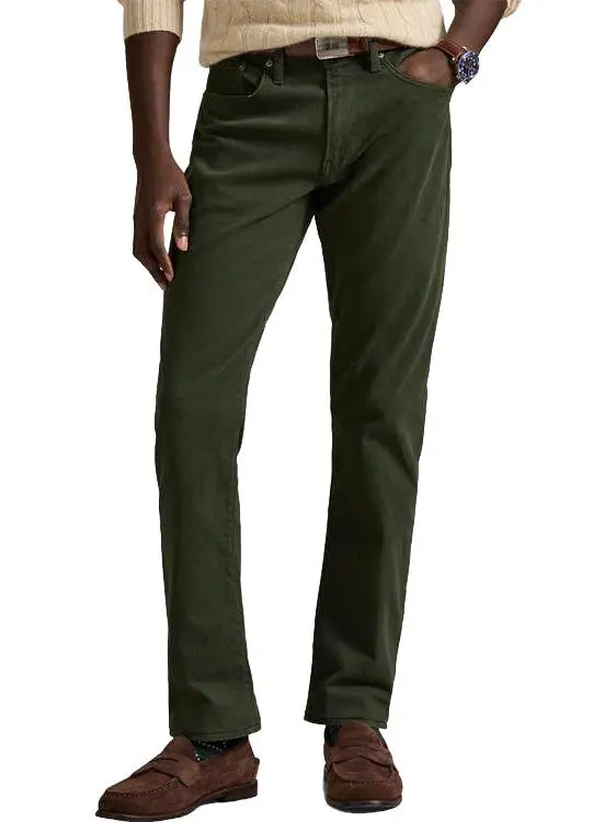 Polo Ralph Lauren Sullivan Slim Fit Cotton Stretch Twill 5-pocket Pants - Estate Olive