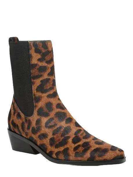 Nordstrom Ainsley Chelsea Boot - Tan Toasted Leopard