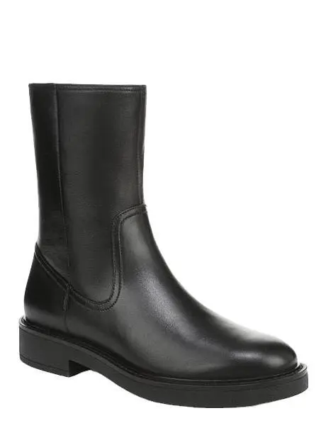 Veronica Beard Creswell Lug Sole Bootie - Black