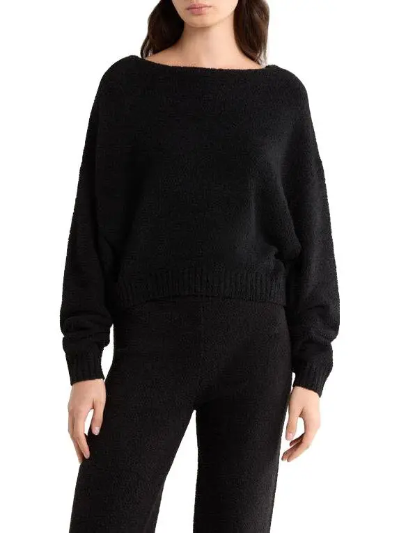 UGG Novalie Slouchy Pullover Sweater - Black
