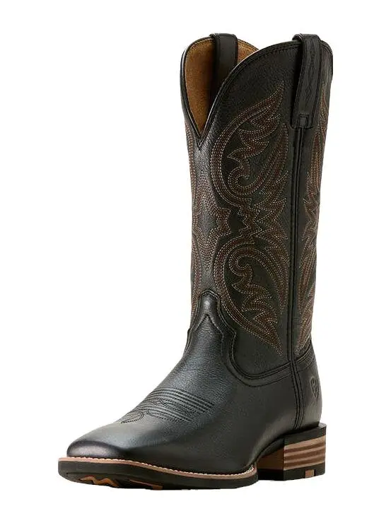 Ariat Square Toe Cowboy Boots - Black Carbon