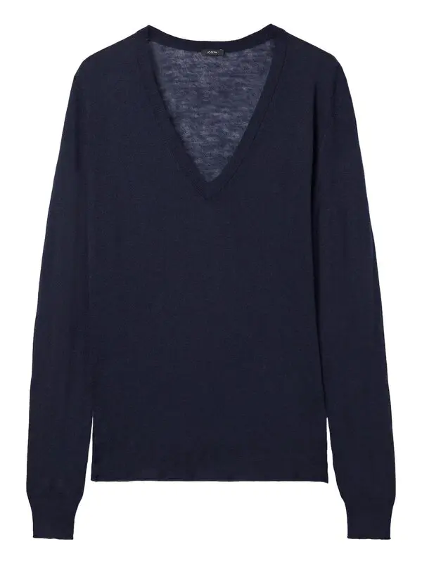 JOSEPH Cashair Cashmere Sweater - Blue