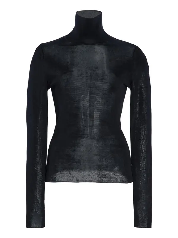 Carolina Herrera Fine-knit Turtleneck Sweater - Black