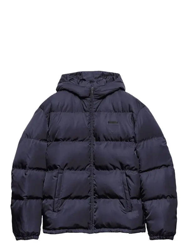 Prada Re-nylon Puffer Jacket - Blue