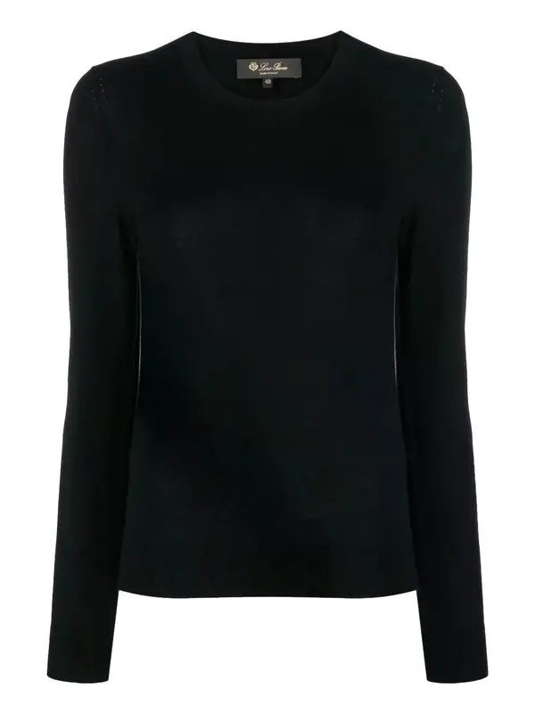 Loro Piana Neo Piuma Cashmere Jumper - Black