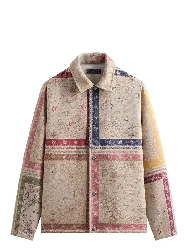 Kith Paisley Tapestry Coaches Jacket - Tan