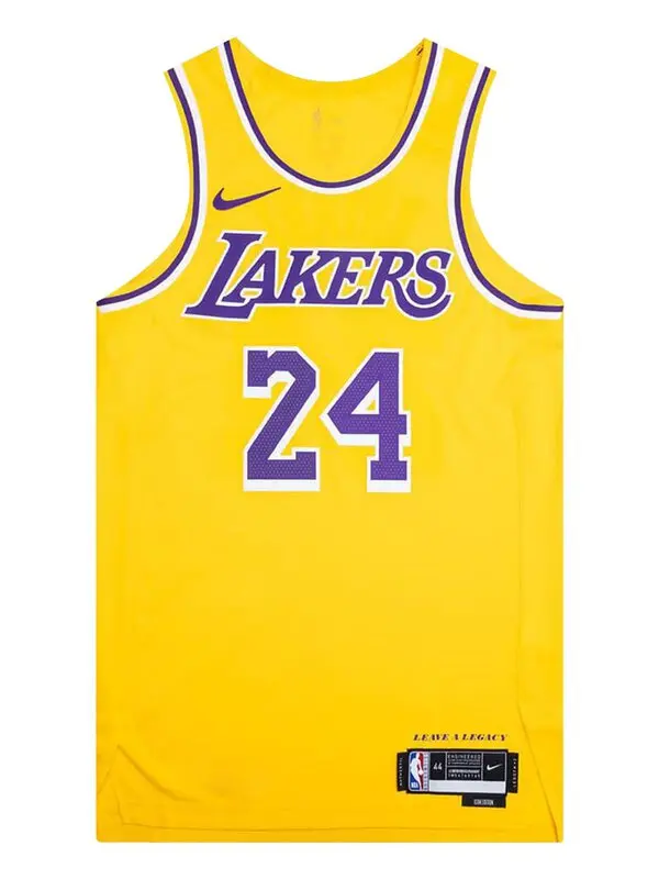 Nike Los Angeles Lakers 2022/23 Kobe Bryant Icon Edition Authentic Jersey - Yellow