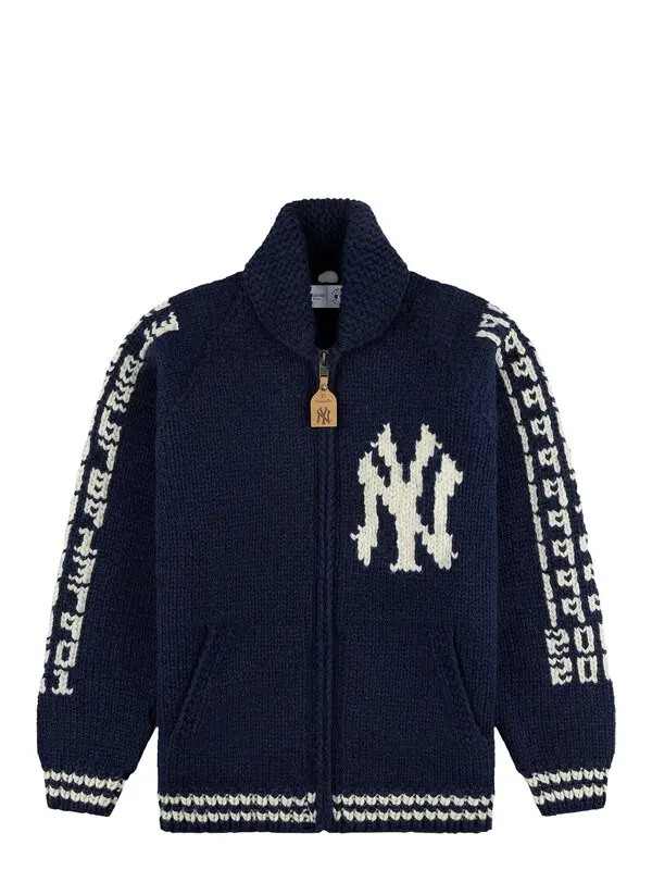 Aimé Leon Dore Yankees Hand-knit Sweater - Blue
