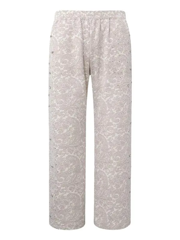 BIRTH OF ROYAL CHILD Cashew Blossom Pearl Sweatpant - White