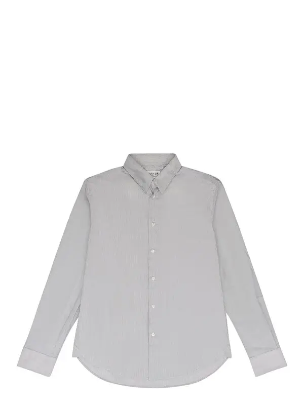 LANVIN Slim-fit Button-down Shirt - Blue