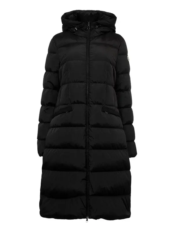 Moncler Avocette Long Coat - Black