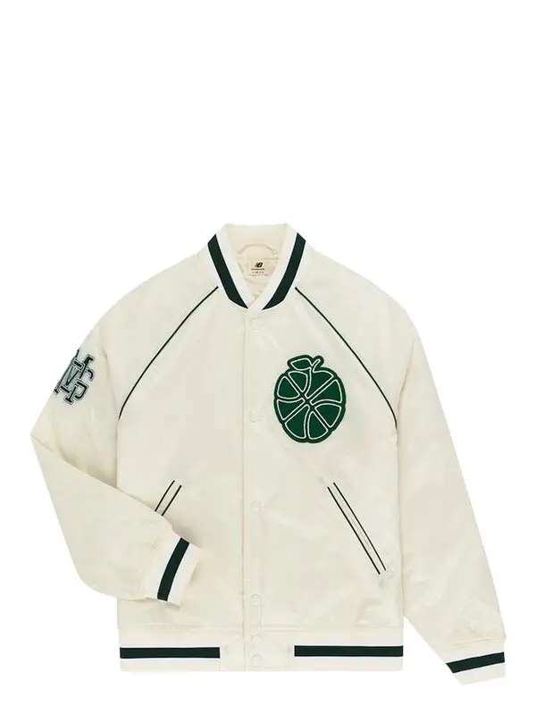 Aimé Leon Dore Satin Team Track Jacket - Cream