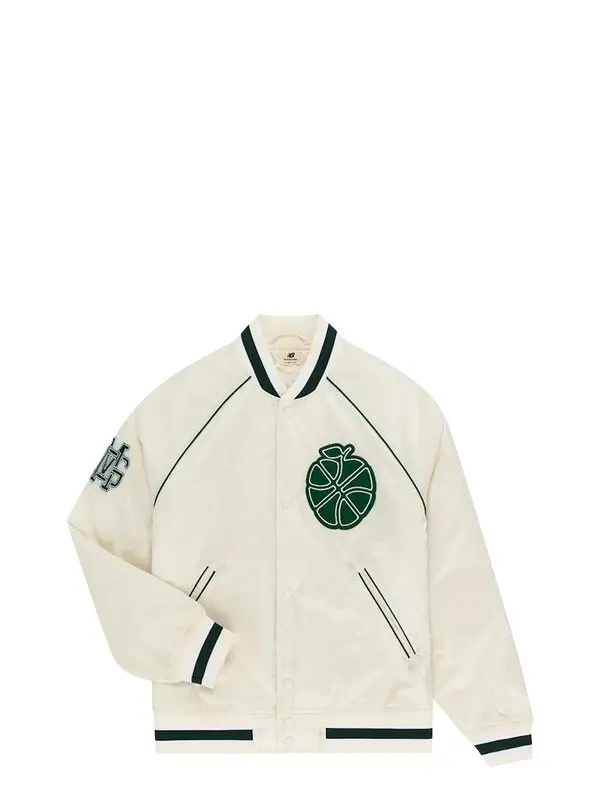 Aimé Leon Dore Satin Team Track Jacket - Cream