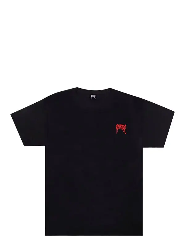REVENGE Embroidered Basic Tee - Black
