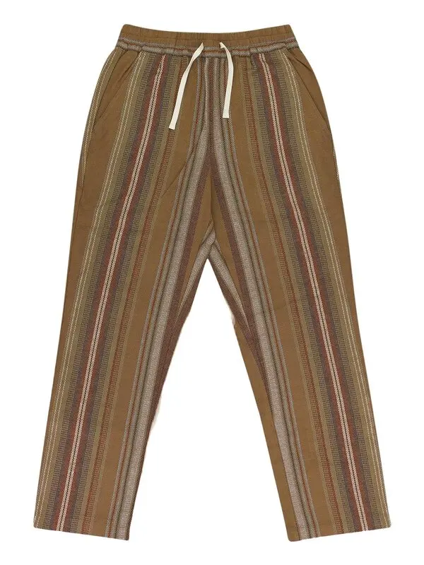 Aimé Leon Dore Blanket Stripe Drawstring Pants - Brown