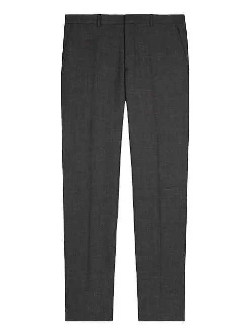 The Kooples Slim-leg Wool Trousers - Grey