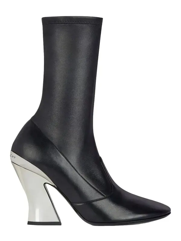 Givenchy 95mm Sculpted-heel Boots - Black