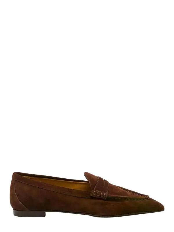 R13 Leather Loafers - Brown
