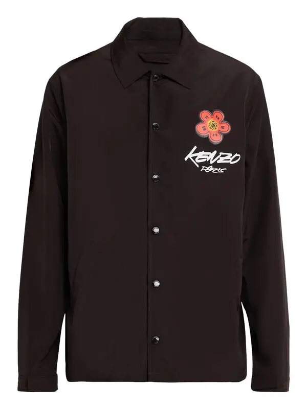 Kenzo X Futura 2000 Snap-front Coach Jacket - Choc