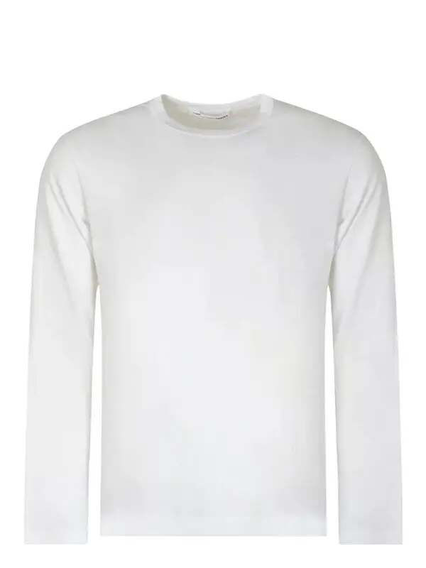 Comme Des Garçons Cdg Long-sleeve Cotton T-shirt - White