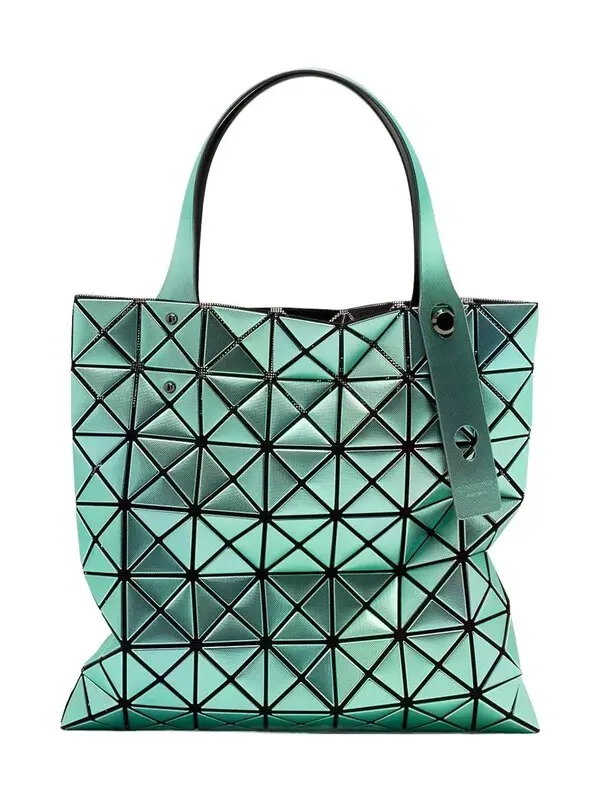 Issey Miyake Platinum Geometric-pattern Tote Bag - Green