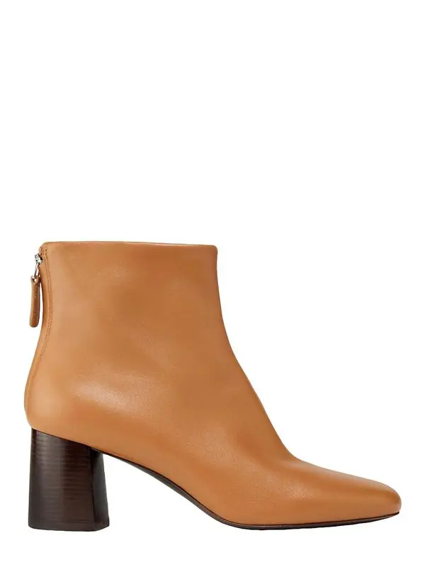 3.1 Phillip Lim Nadia Leather Ankle Boots - Camel