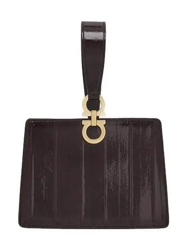 FERRAGAMO Mini Clutch - Brown