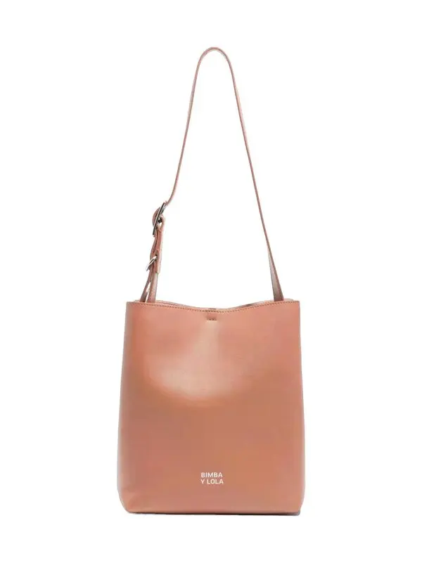 Bimba Y Lola Medium Carlino Buckle Shoulder Bag - Pink