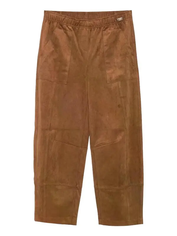CAMBIO Panelled Pocket Trousers - Brown