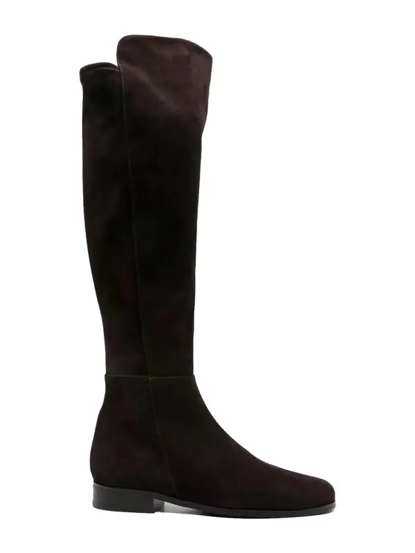 TRUMAN´S Calf-suede Knee-high Boots - Brown