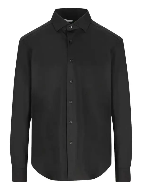 XACUS Long-sleeve Button-down Shirt - Black
