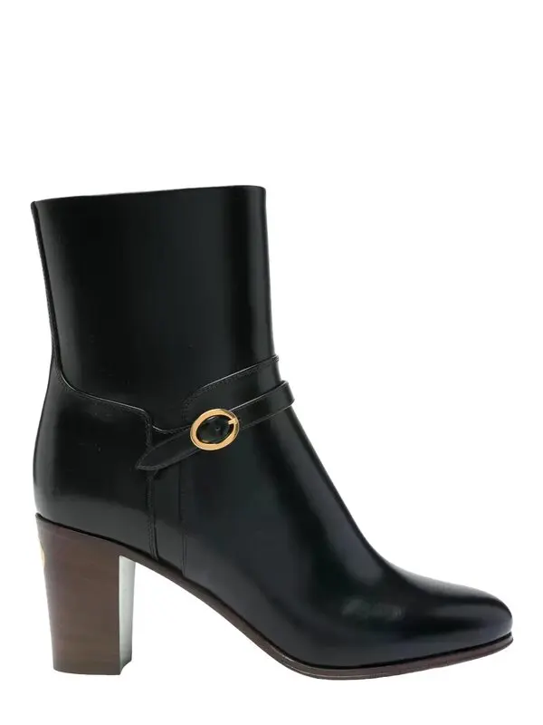 Valentino Garavani Pattie Leather Ankle Boots - Black