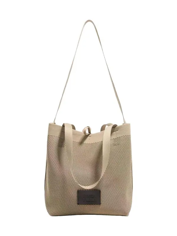Bimba Y Lola Medium Flyknit Tote Bag - Neutrals