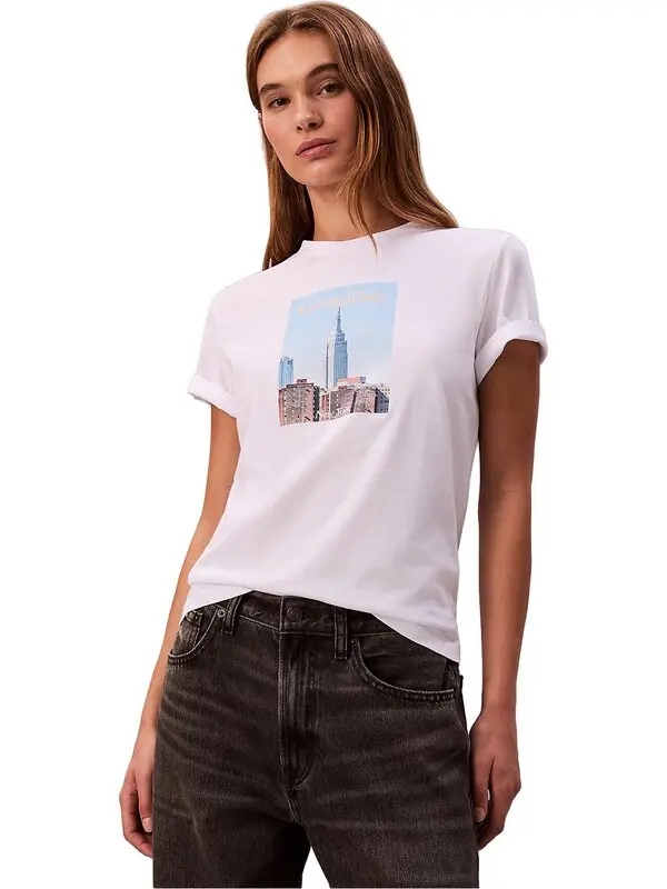 Calvin Klein City Graphic Classic T-shirt - Brilliant White
