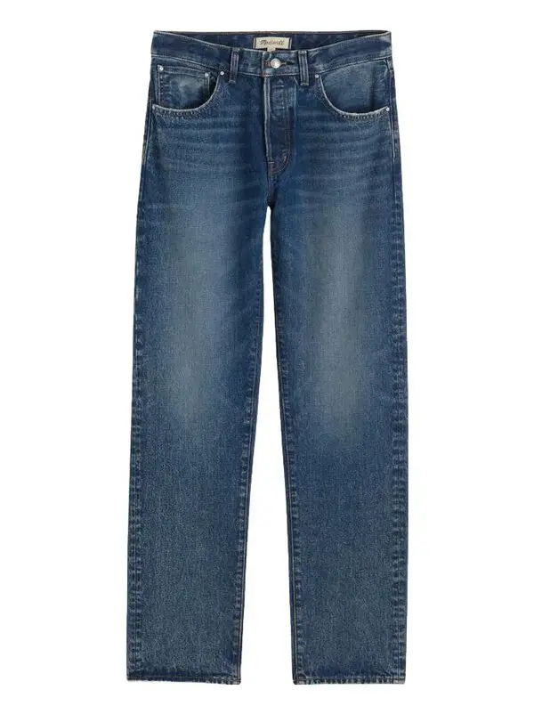 Madewell The Dean Easy Straight Jean - Greendale Wash