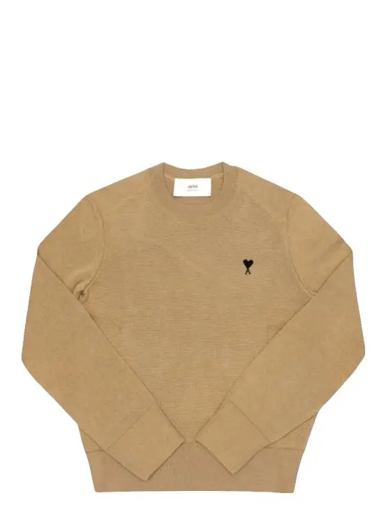 Ami Logo Sweater - Camel