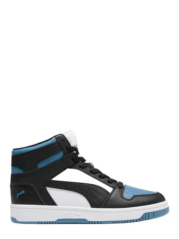 PUMA Rebound Layup High Top Sneakers - Puma White/puma Black/blue Horizon