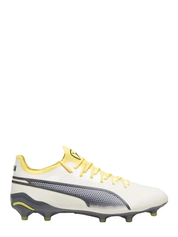 PUMA King Ultimate Fg/ag Voltage Pack - Alpine Snow/asphalt/yellow Blaze
