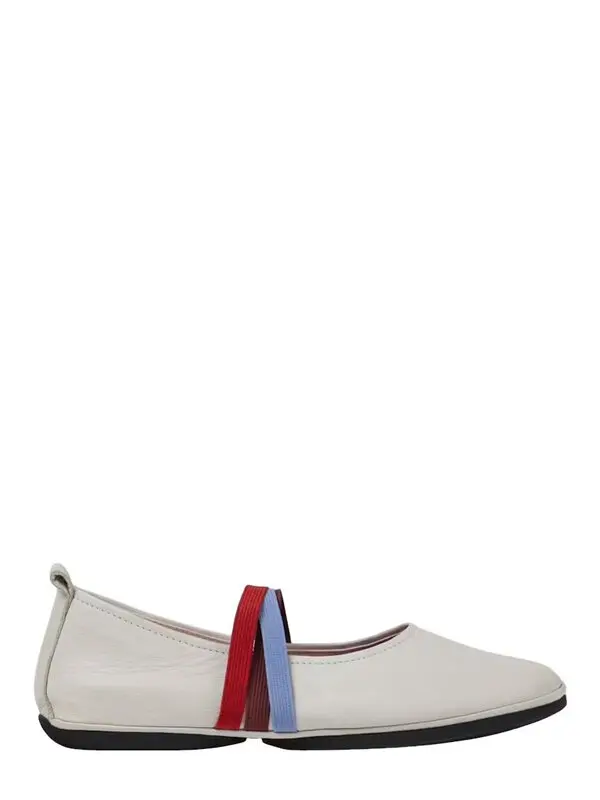 Camper Twins Ballerina Flat - White